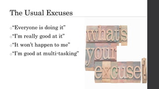 Dangers of Texting and Driving | PPTX