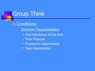 Individualism vs Collectivism, Deviance, Groupthink | PPT