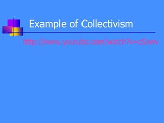 Individualism vs Collectivism, Deviance, Groupthink | PPT