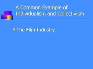 Individualism vs Collectivism, Deviance, Groupthink | PPT