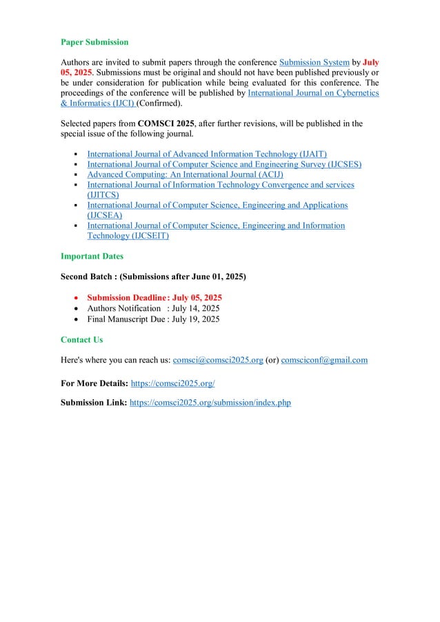 4th International Conference on Computer Science and Information ...