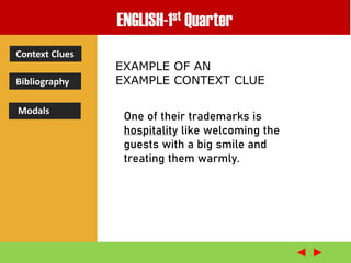 Comsci (Context clues, Bibliography, and Modals) | PDF