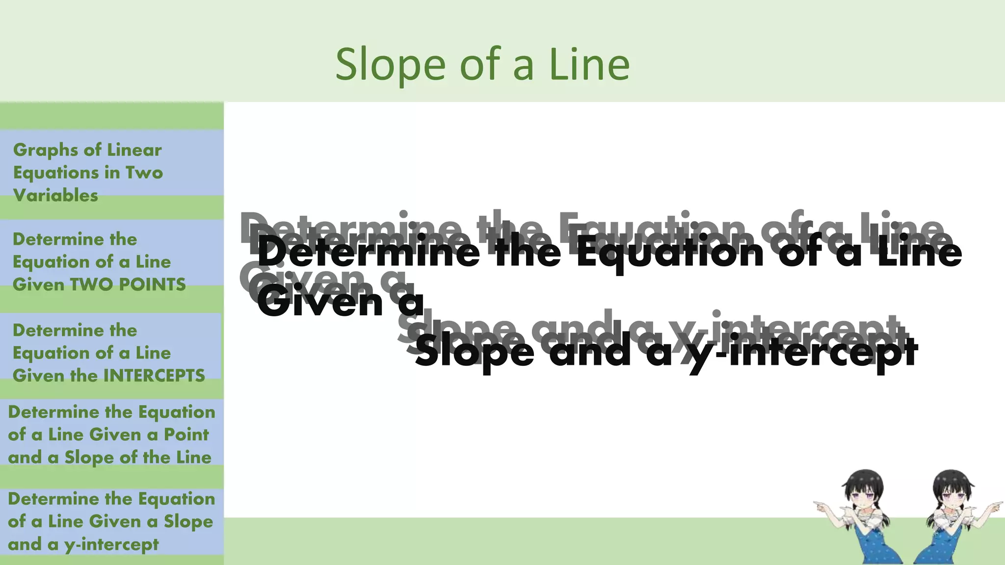 Math slope of a line | PPT
