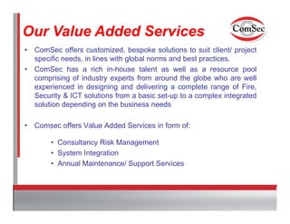 ComSec Security Systems - Tanzania | PPT