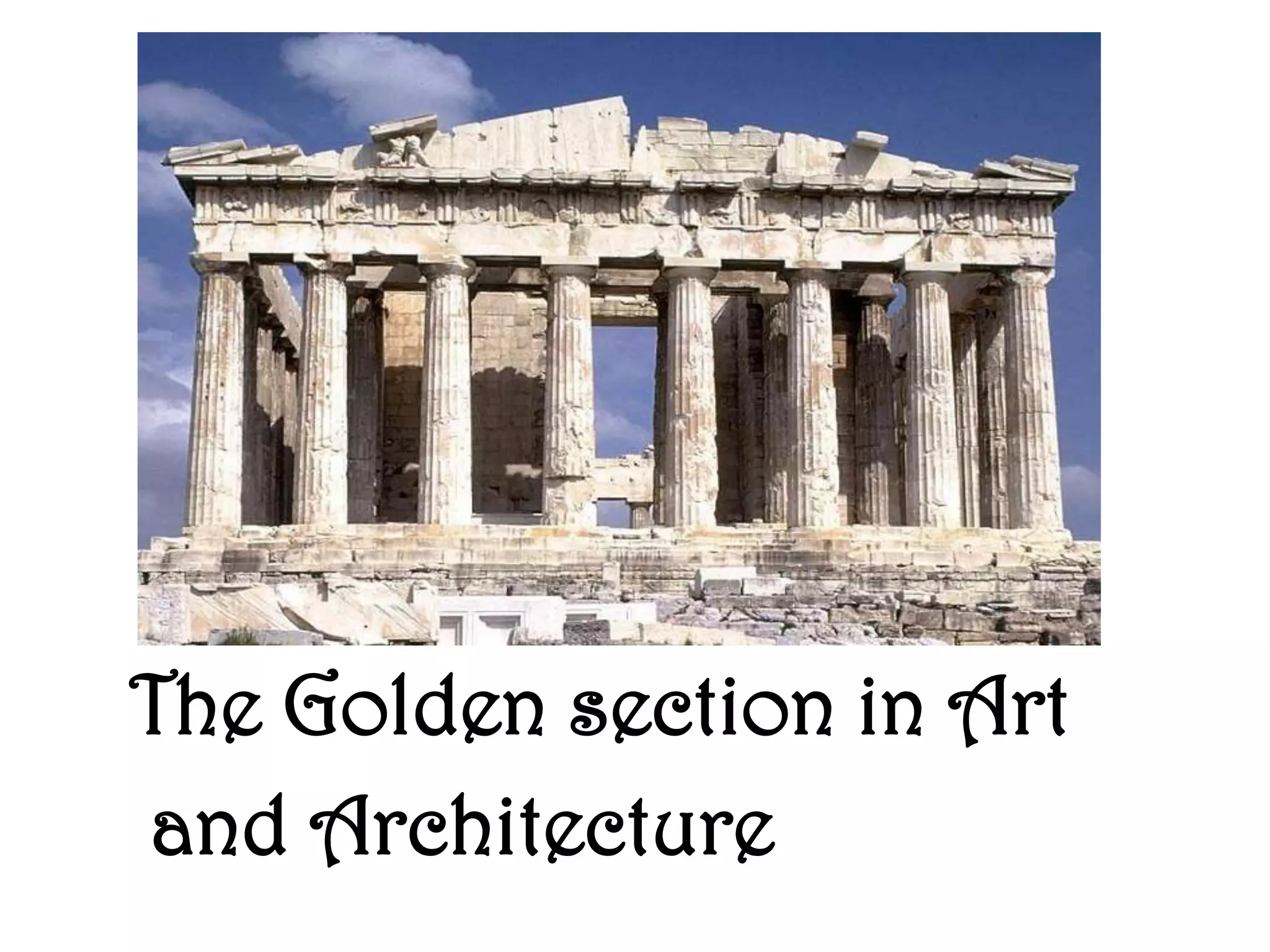 Golden Ratio in Architecture | PPT