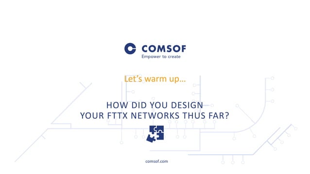 Comsof fiber webinar how to solve the fiber optic design puzzle | PDF