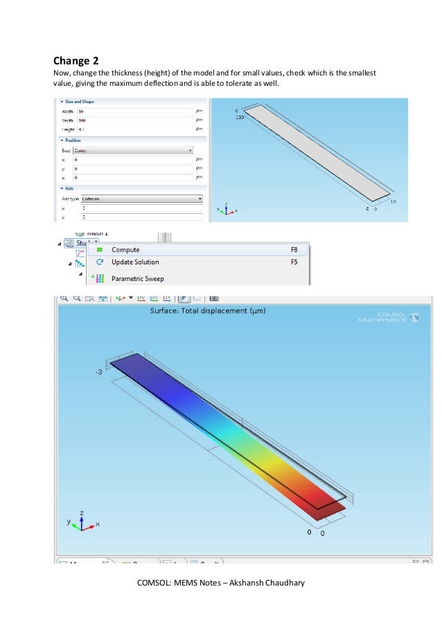 COMSOL Multiphysics Tutorials - Akshansh
