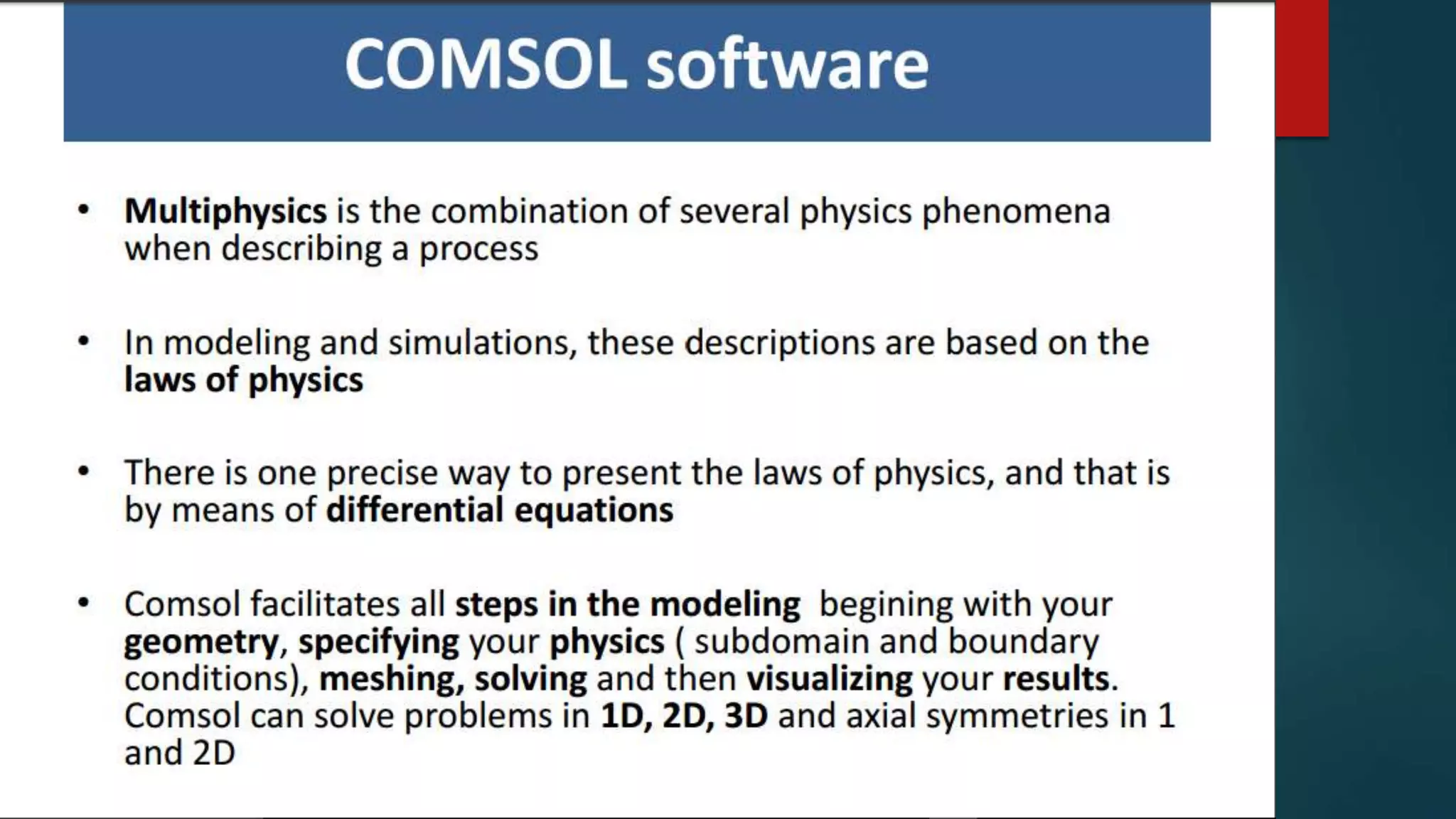 Comsol Multiphysics Presentation | PPTX