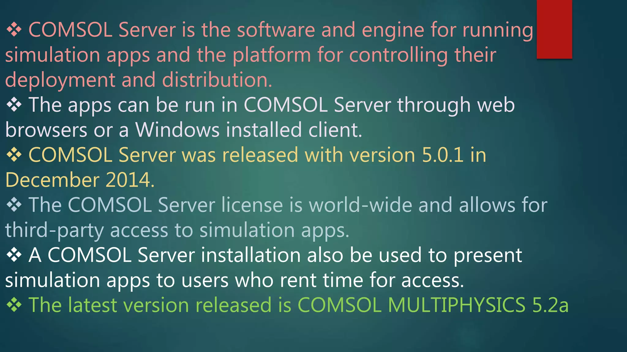 Comsol Multiphysics Presentation | PPTX