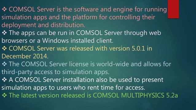 Comsol Multiphysics Presentation | PPTX