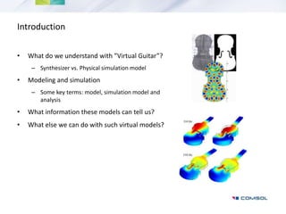 Comsol, Virtual Guitar - Pasi Marttila | PPTX