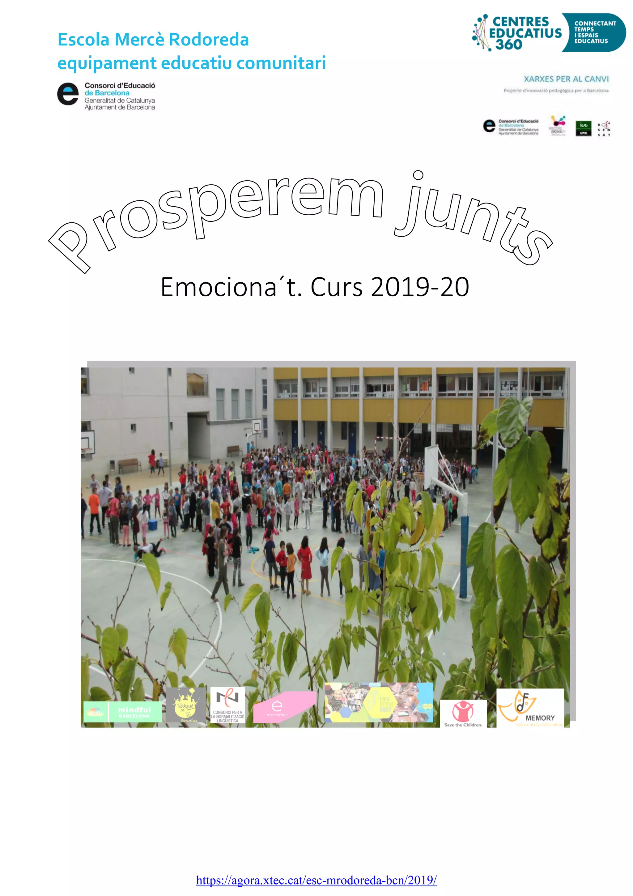 Prosperem junts - Escola Mercè Rodoreda | PDF