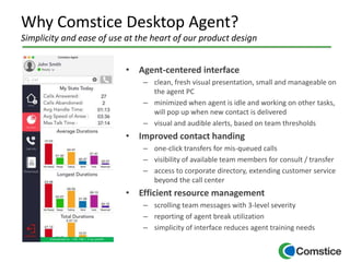 Comstice Desktop Agent for Cisco Finesse | PPT