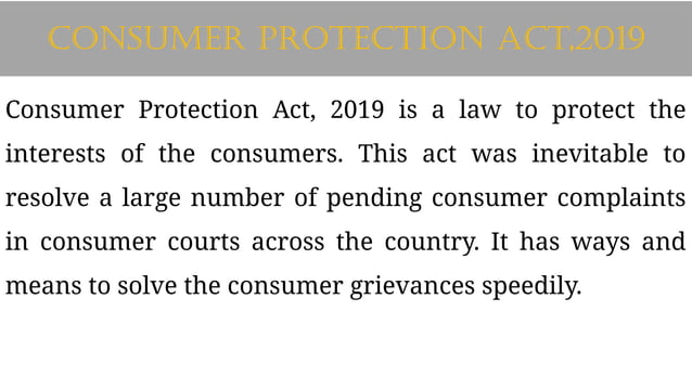 Comsumer Protection Act For Medical Practitioner Pptx