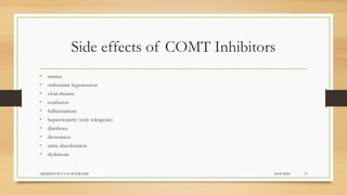 Comt and comt inhibitors | PPTX
