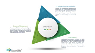 Comtechrim it infrastructure management company profile deck | PPSX