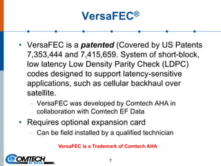 Comtech sspi vsat_day_2009 | PDF