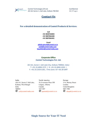 Comtel Technology corporate profile | PDF