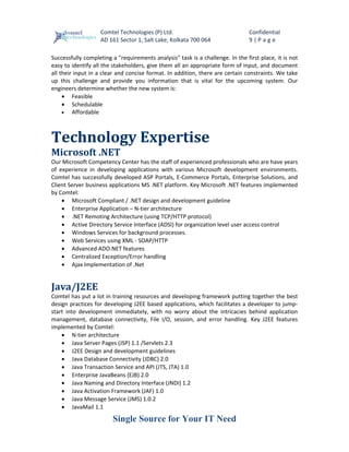 Comtel Technology corporate profile | PDF