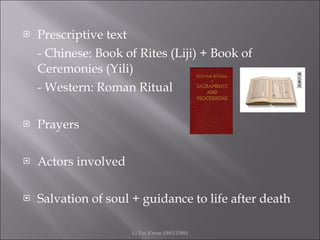 Funeral practice in Chinese and Western cultures | PPT