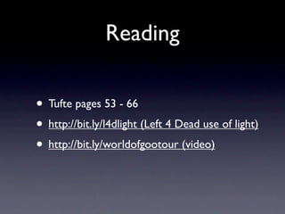 Game Design 2: Lecture 13 - Layering and Separation of Data Visualisation | KEY