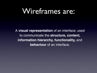 Game Design 2: Lecture 5 - Game UI Wireframes and Paper Prototypes | KEY