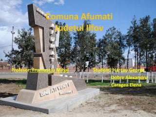 Comuna afumati | PPTX