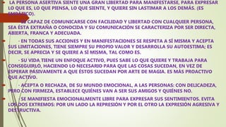Comunicación asertiva | PPTX