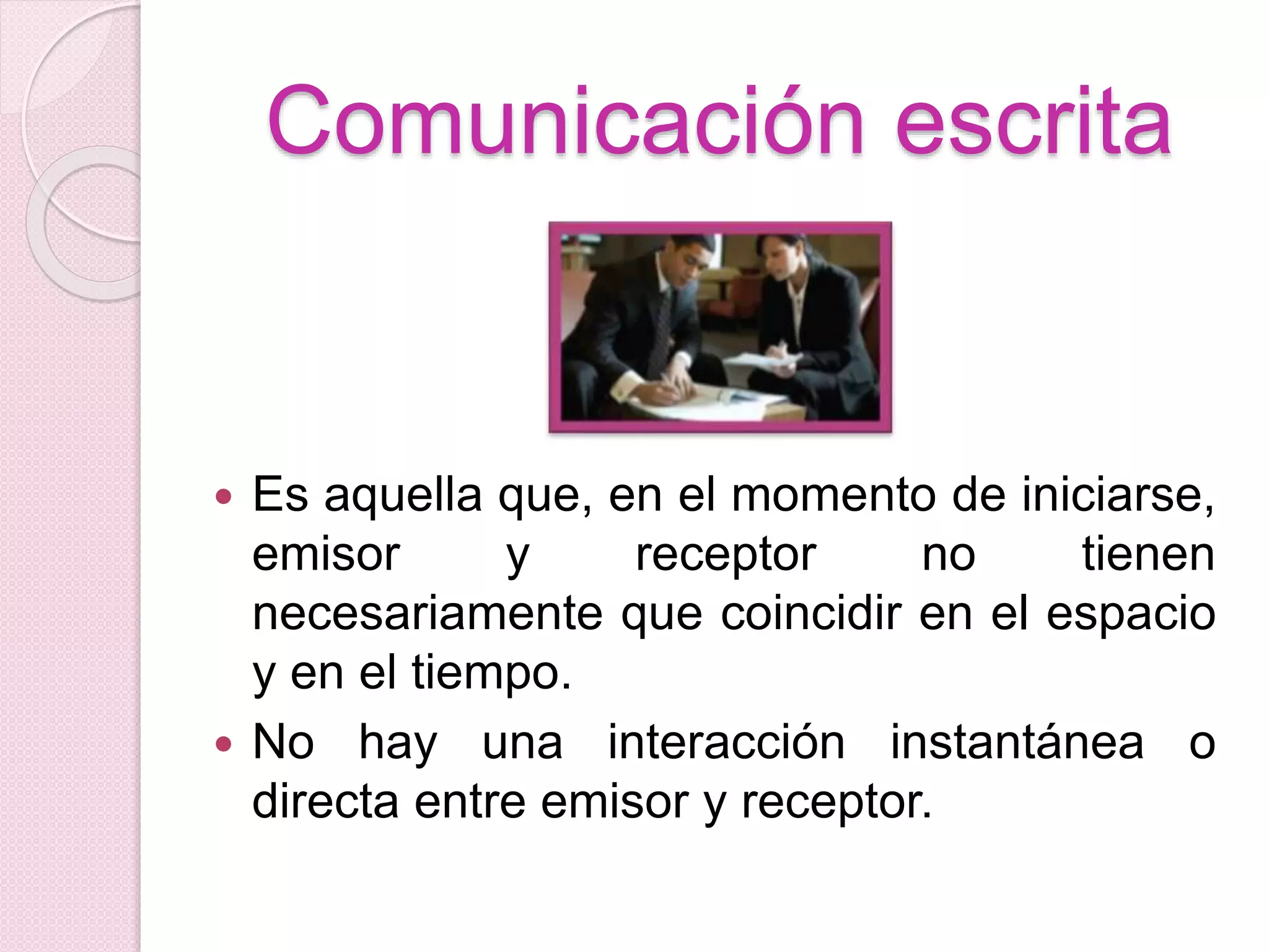 Comunicación oral y escrita | PPTX