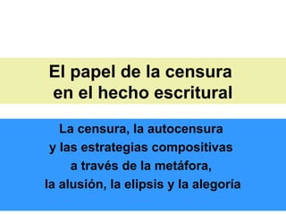 Cuentos infantiles y dictadura. Una historia de rebeldía y censura | PPT