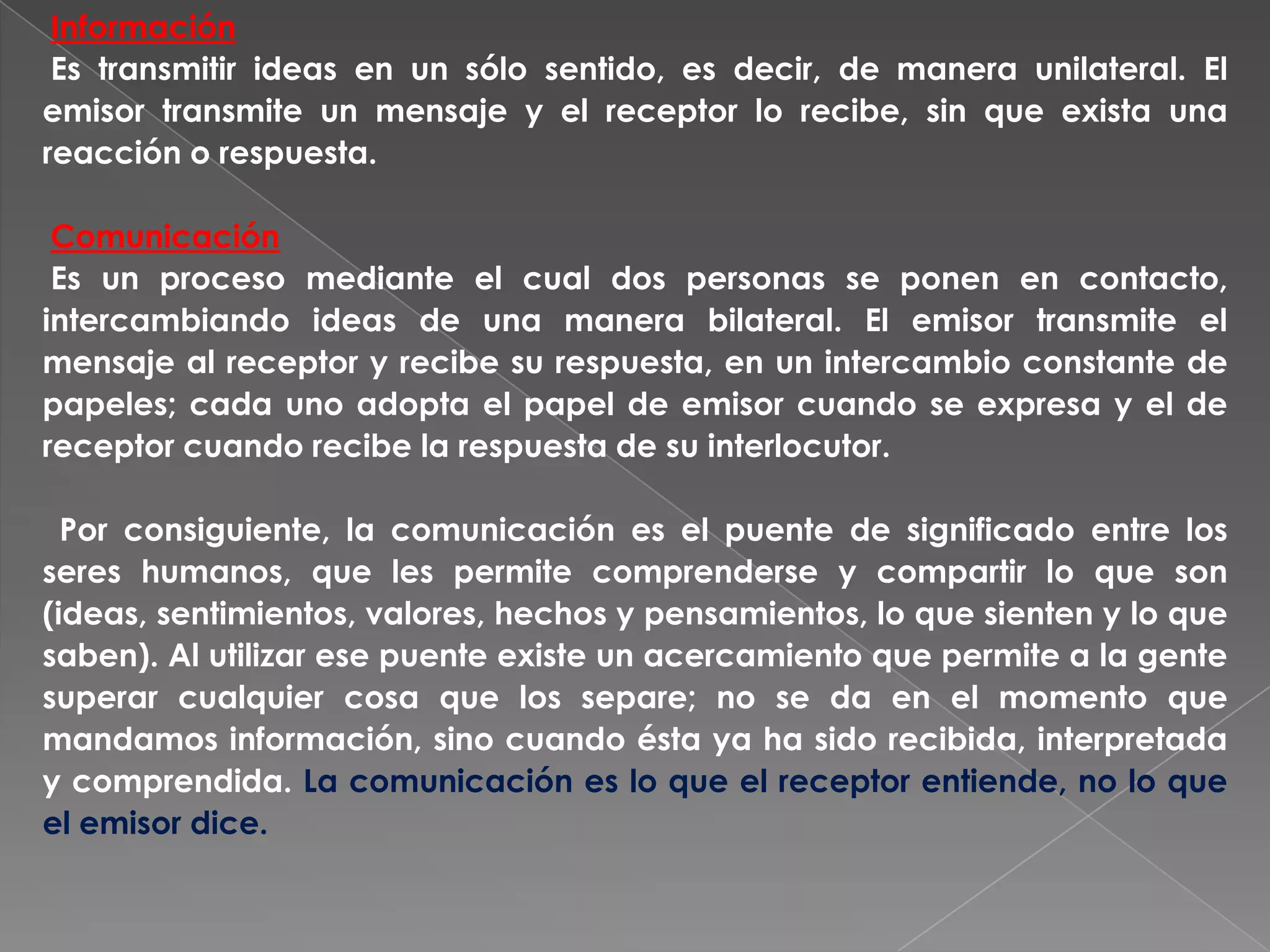 Comunicacion. concepto, origen, importancia. | PPTX