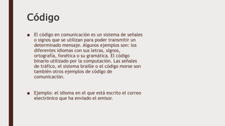 Elementos de la comunicacion | PPTX