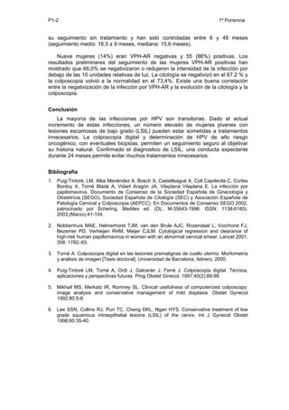 LESIÓN DE BAJO GRADO, ¿OBSERVACIÓN O TRATAMIENTO?. SEGUIMIENTO CON ...