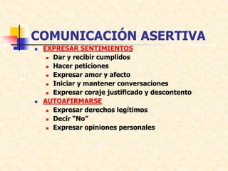 ¿Qué es la Comunicación Asertiva? | PPT