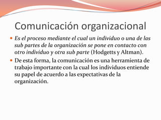 Comunicacion descendente | PPTX