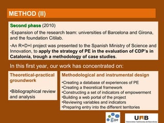 Participatory evaluation: a method to empower communities | PPT