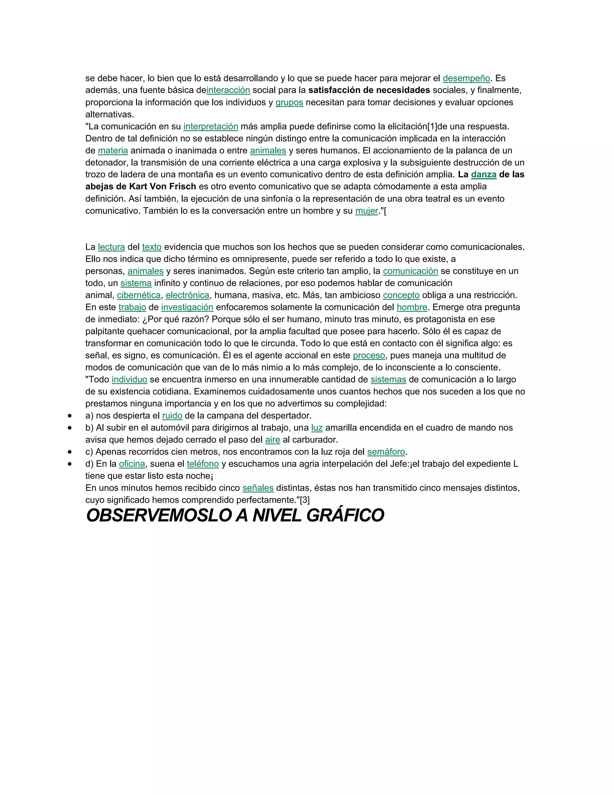 COMUNICACION HUMANA Y SUS DIFERENCIAS | DOCX | Genres