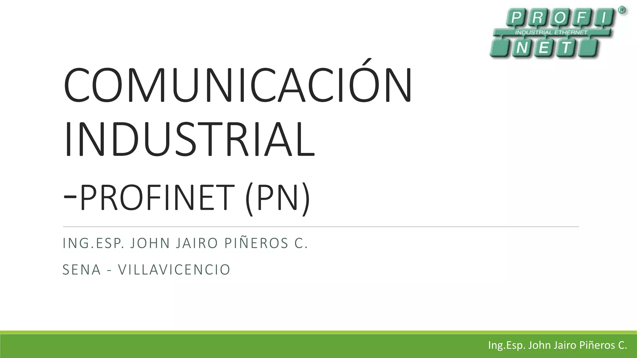 Comunicacion industrial profinet | PDF