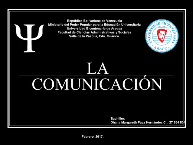 Comunicacion, lenguaje | PPT