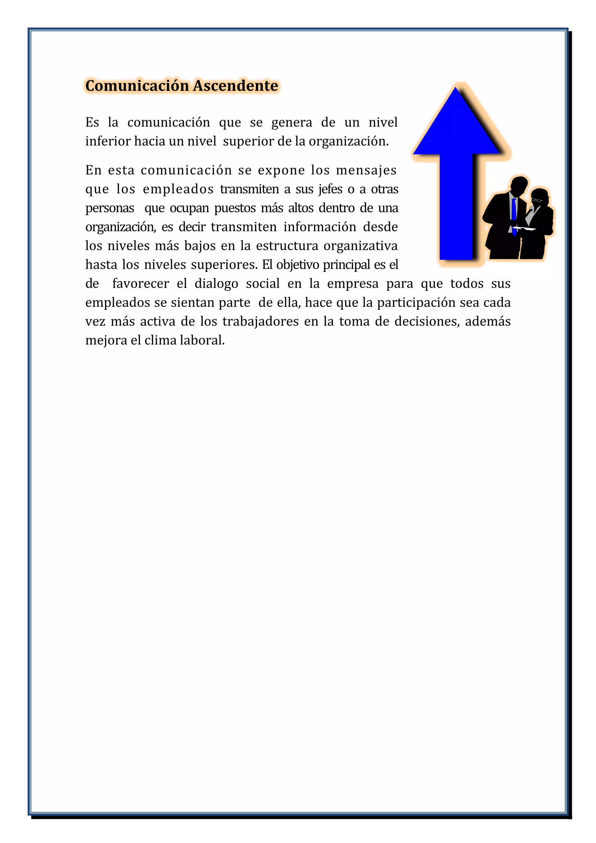 Comunicacion vertical ascendente y descendente | PDF