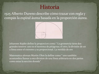 Proporcion Aurea | PPTX