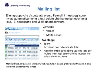 Comunicare in rete | PPT