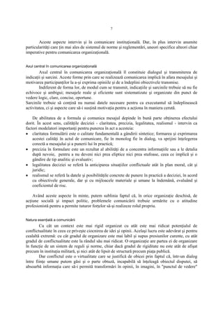 Comunicare Organizationala M Minulescu | PDF