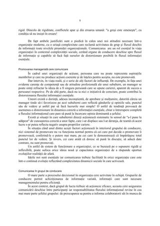 Comunicare Organizationala M Minulescu | PDF