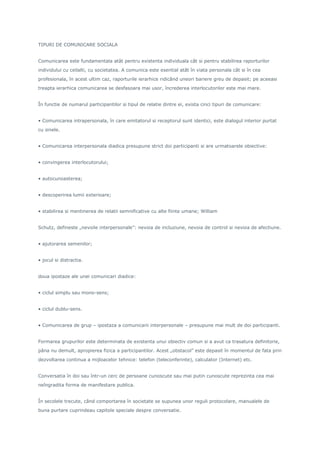 Comunicarea | DOC