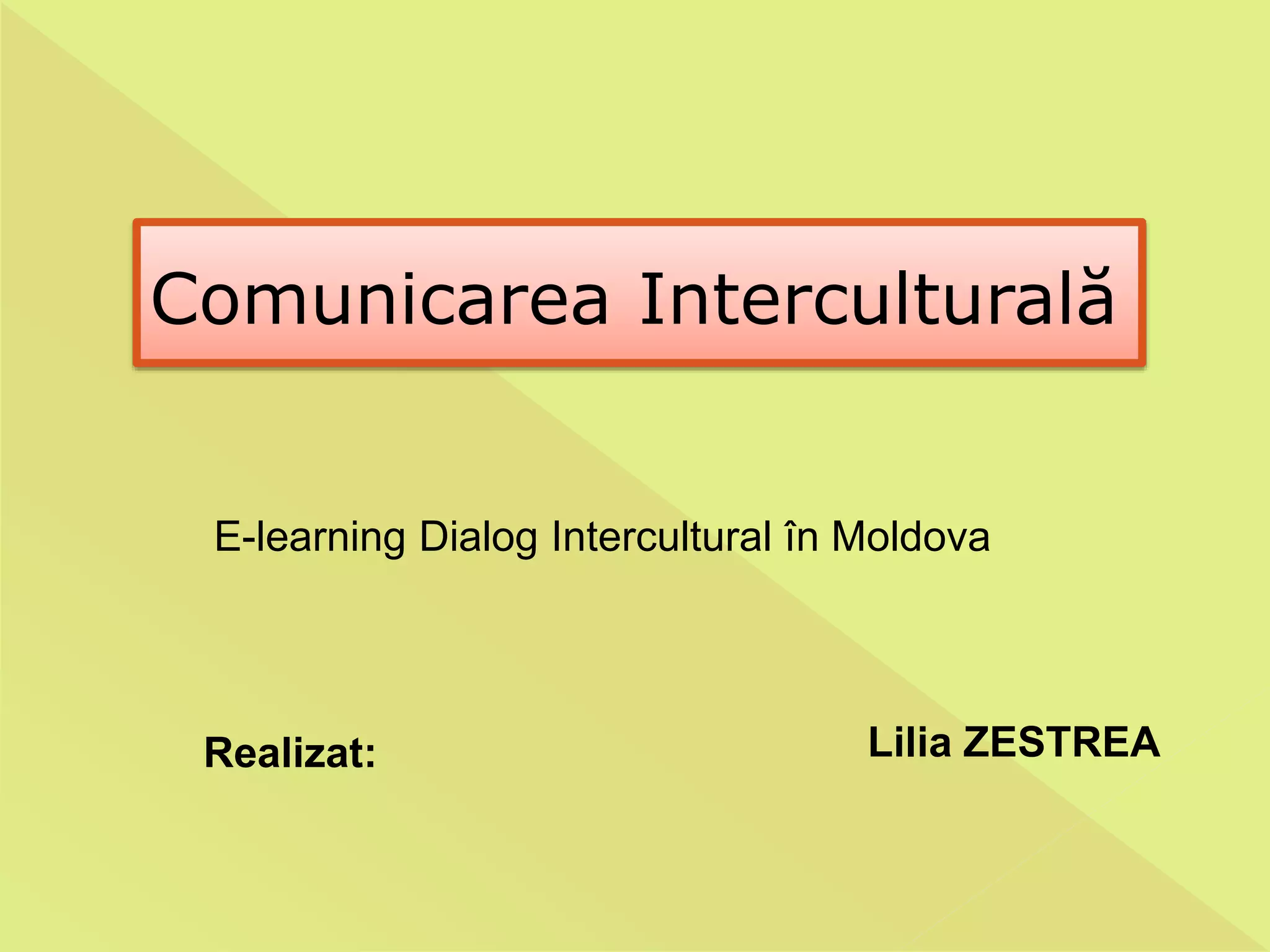 Comunicarea interculturala | PPTX