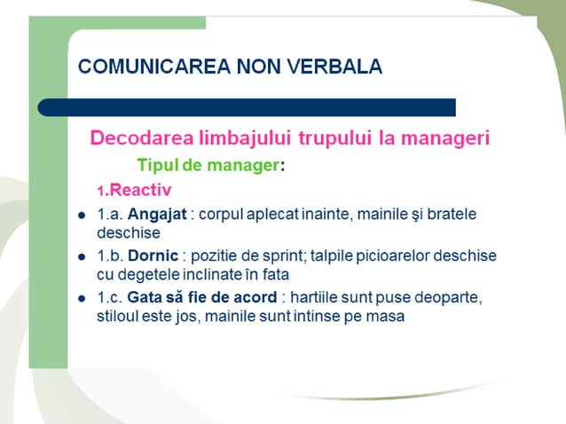 Comunicarea non verbală | PPTX