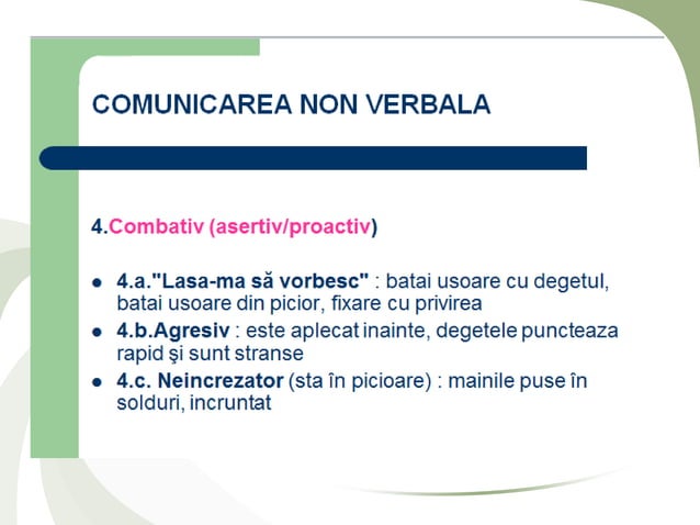 Comunicarea non verbală | PPTX