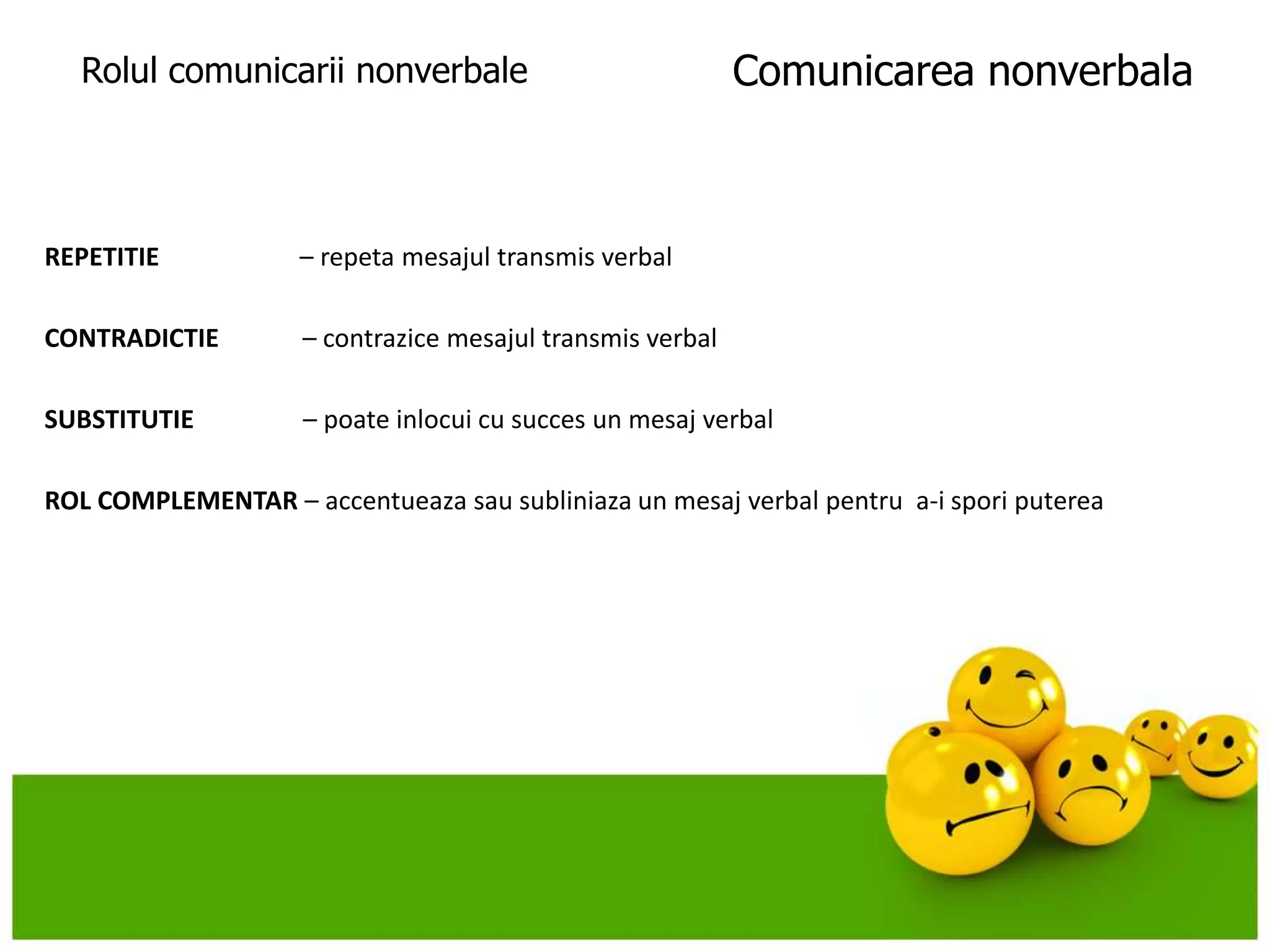 Comunicarea nonverbala | PPTX