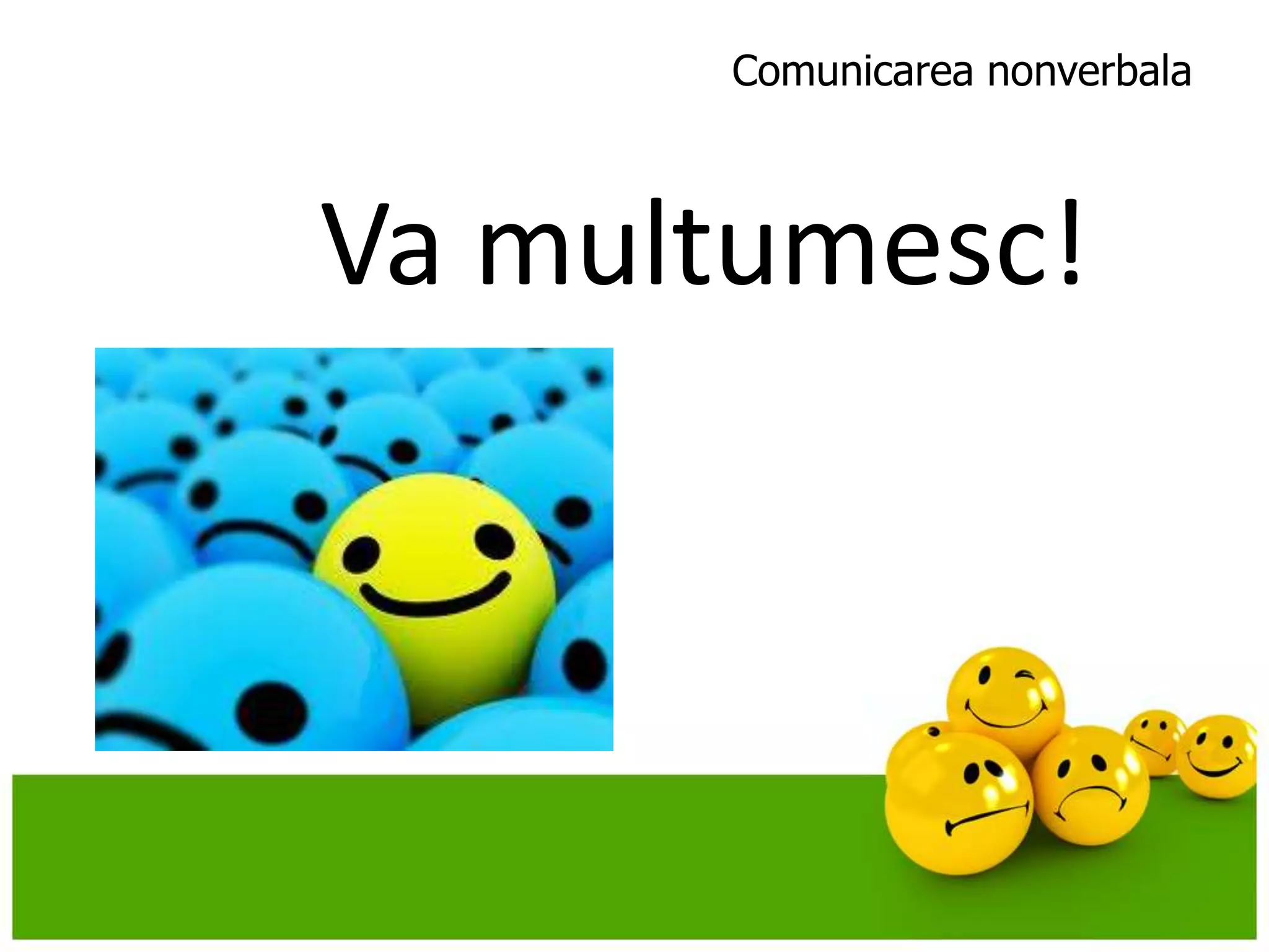 Comunicarea nonverbala | PPTX